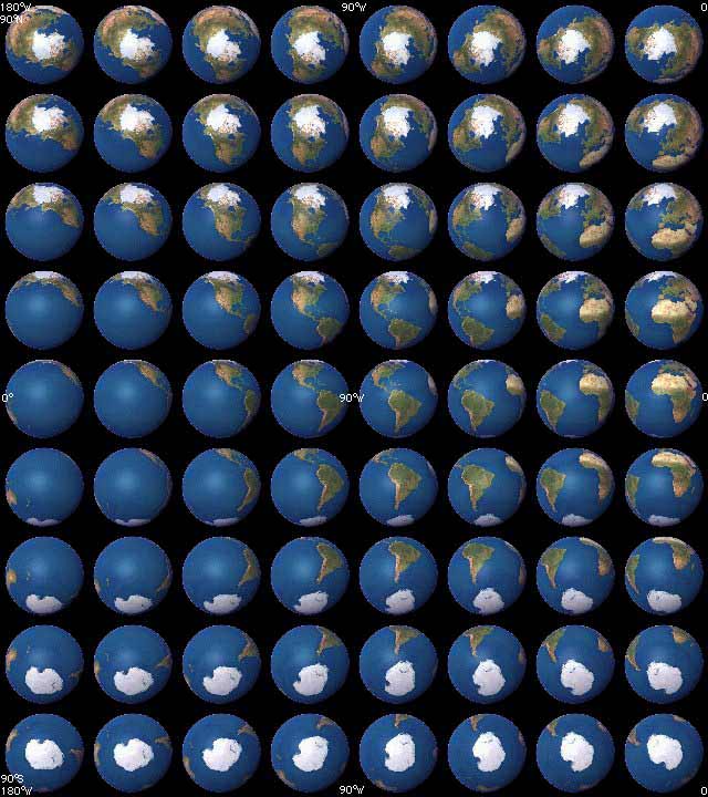 Earth Images Collection - Cloud-free Globes